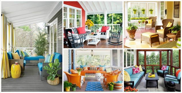 16 Adorable Colorful Porch Designs For Creating A Welcoming Atmosphere ...
